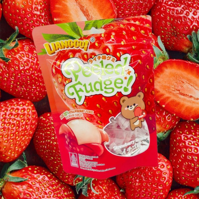 Jual Lianggui permen kupas lunak viral aneka rasa, mangga, stroberi ...
