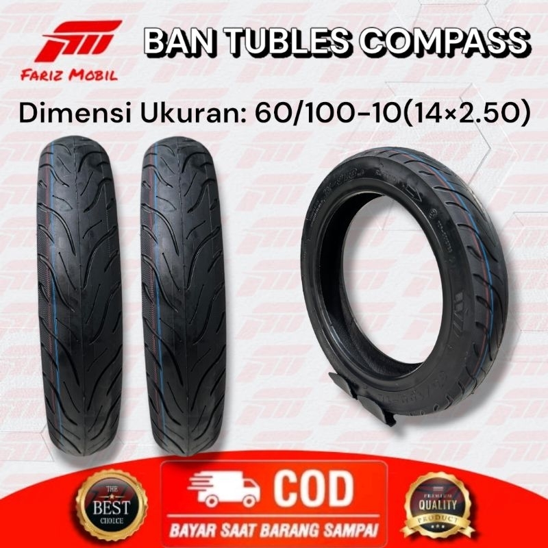 Jual Ban Sepeda Listrik Tubeless 14 x 2.50 Exotic UWinFly Goda Pacific ...