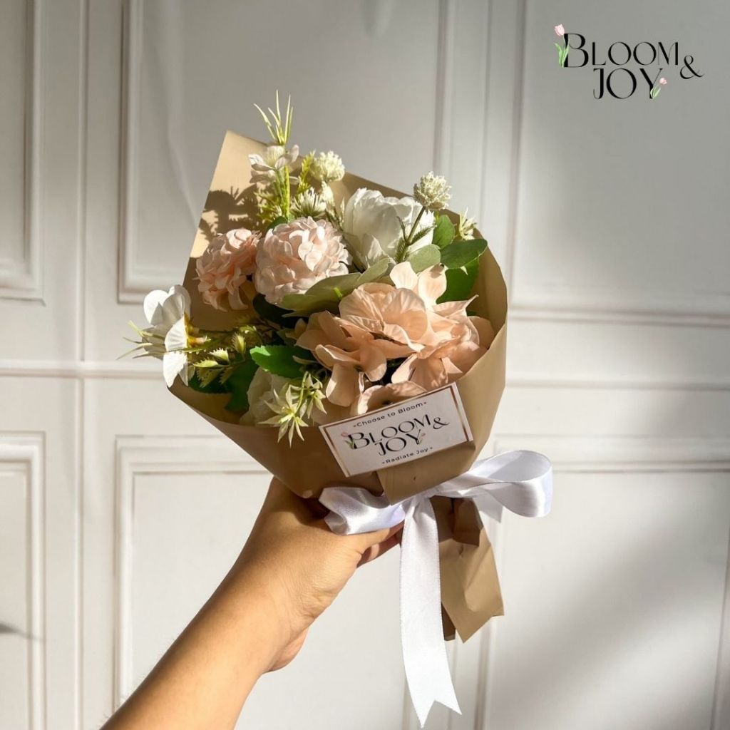 Jual buket bunga artificial buket bunga mix flower bouquet kado ...
