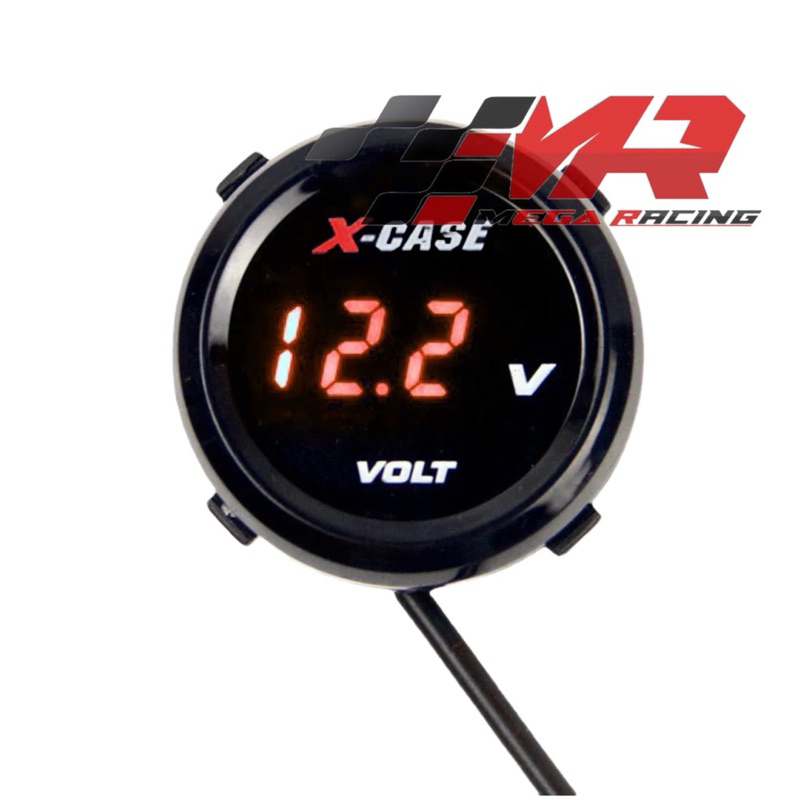 Jual Voltmeter Digital Model Bulat Slim Waterproof 12v Universal Semua ...
