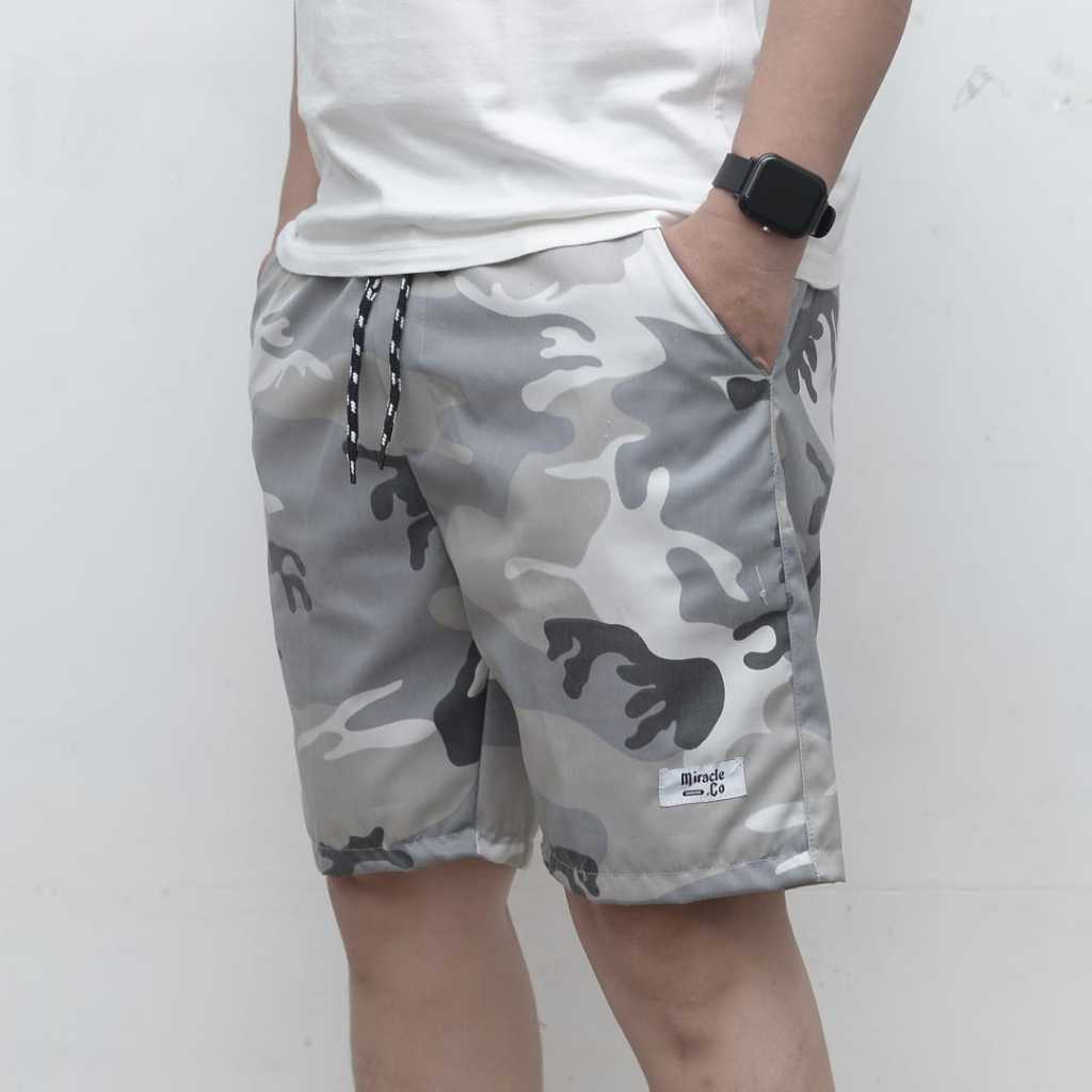 Jual Celana Pendek Boardshort Shortpants Pria Wanita Dewasa Army Camo 3 Distro Original Miracle ...
