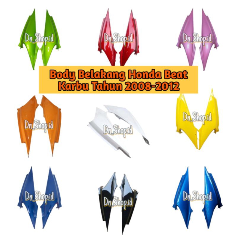 Jual COVER BODY BELAKANG Kanan Kiri Honda Beat Karbu Tahun 2008-2012 ...