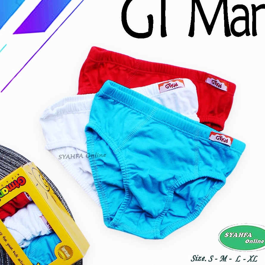 Jual Keunikan yang melampaui ekspektasi isi 3 GT MAN KIDS KUNING Celana ...