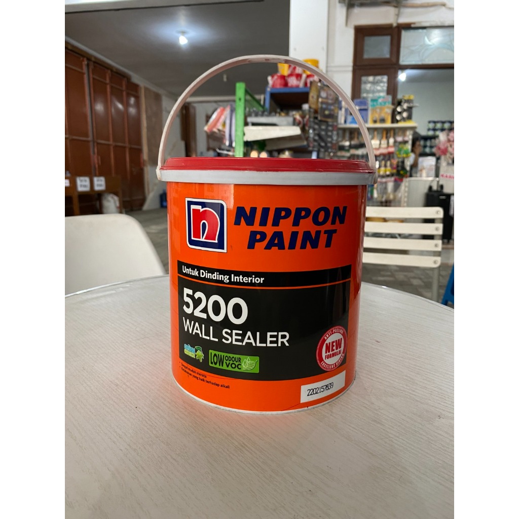 Jual CAT TEMBOK MURAH NIPPON 5200 INTERIOR ALKALI CAT DASAR KEMASAN 4KG ...