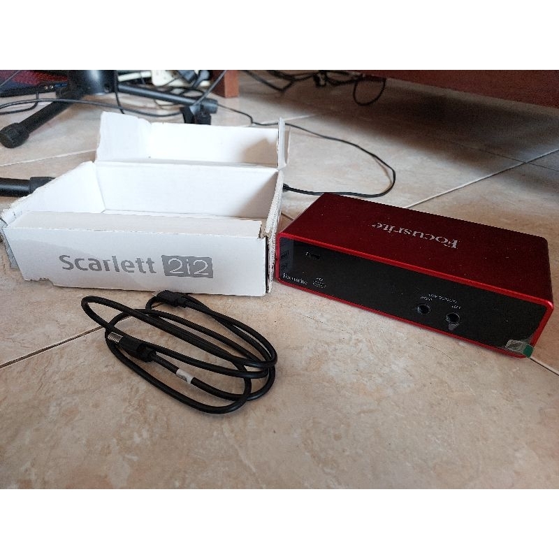 Jual Soundcard Focusrite scarlett 2i2 3rd Gen | Shopee Indonesia