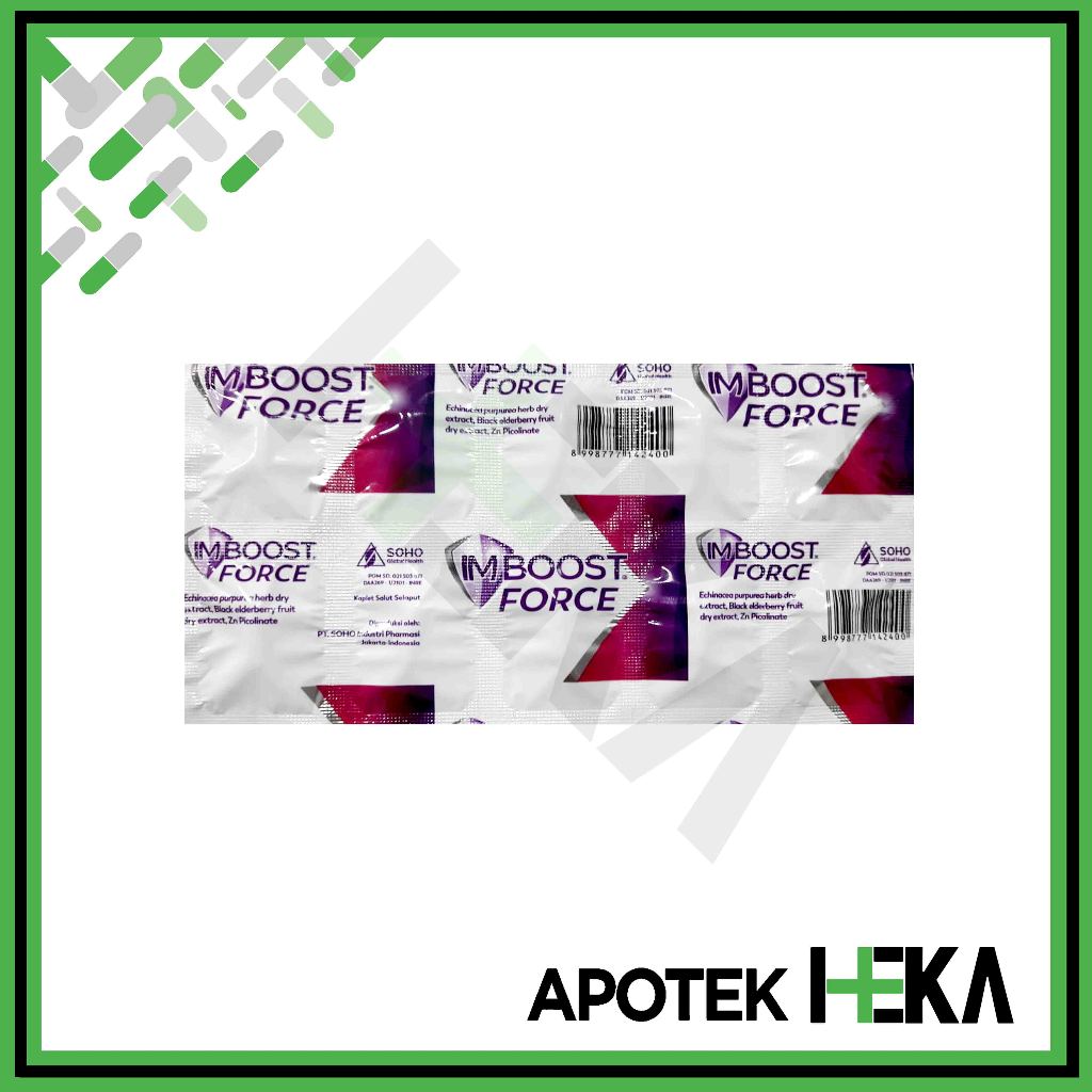 Jual Imboost Force Tablet Suplemen Daya Tahan Tubuh - Strip isi 10 ...