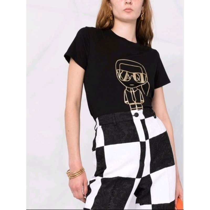 Jual T-Shirt kaos Gold edition Ka*l Lage*feld (KF) (A18) | Shopee Indonesia