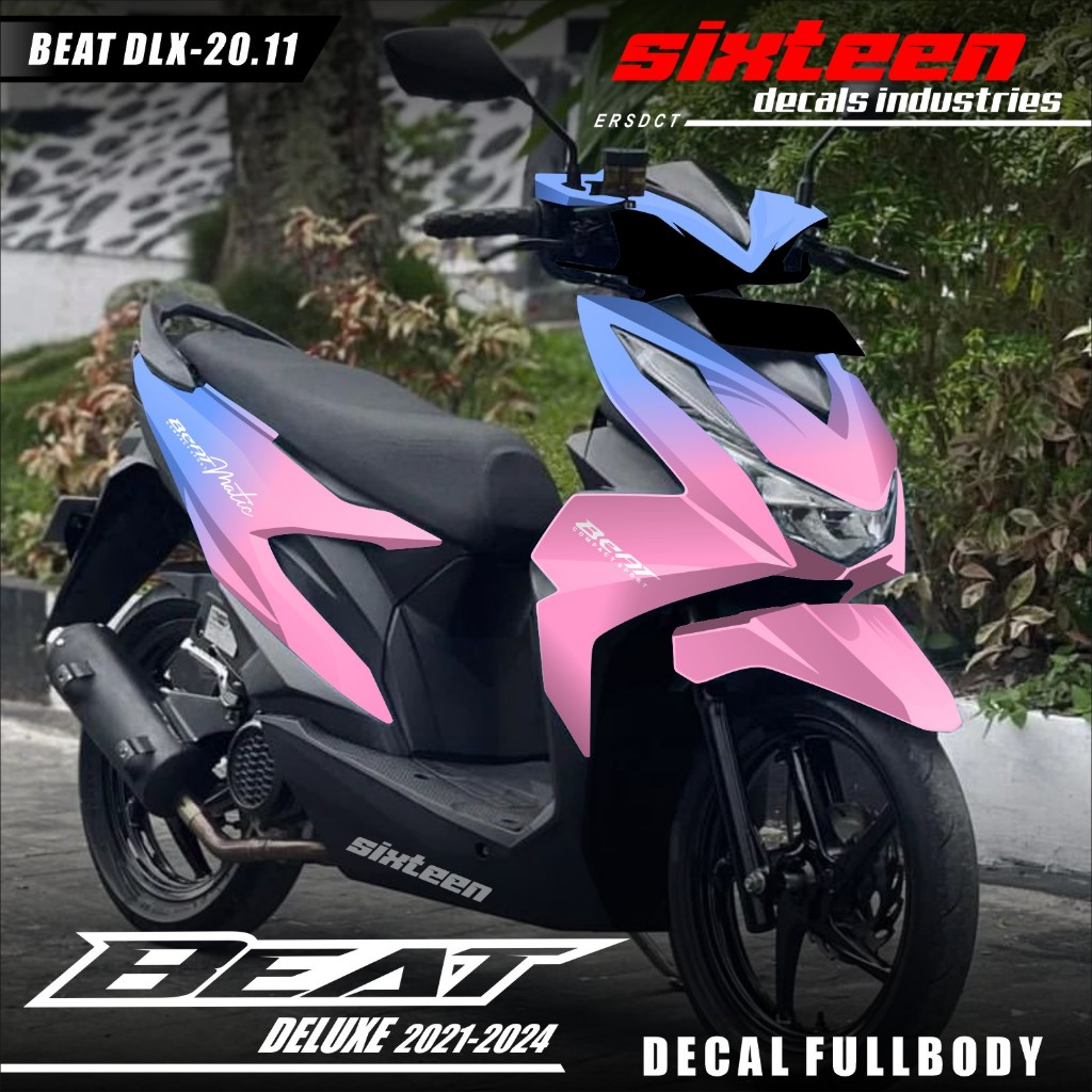Jual (COD) TERBARU Decal Sticker Honda Beat DELUXE STREET 2020 2021 ...