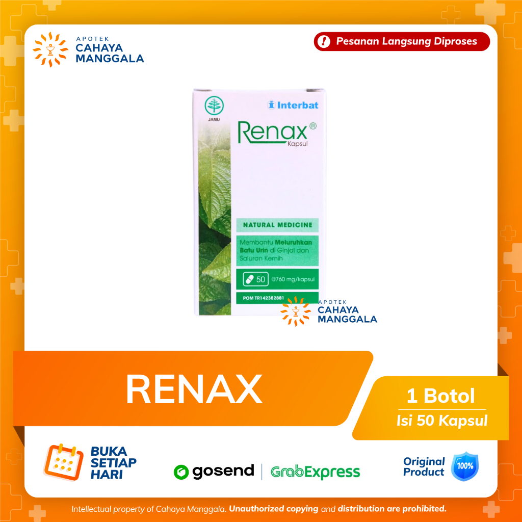 Jual RENAX KAPSUL PER BOX 50 KAPSUL | Shopee Indonesia