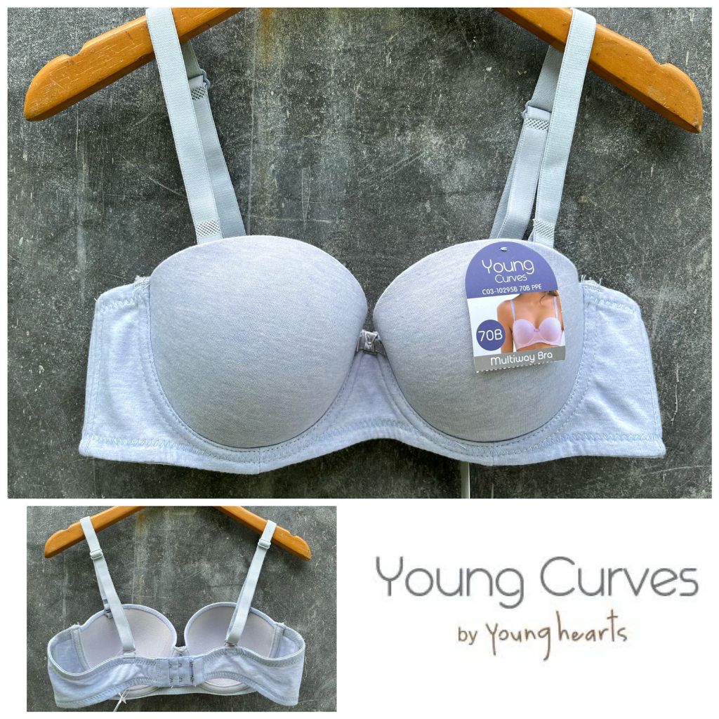 Jual CODE BYC295 PPE Bra Young Curves by Young Hearts Size hanya 34B | Shopee Indonesia