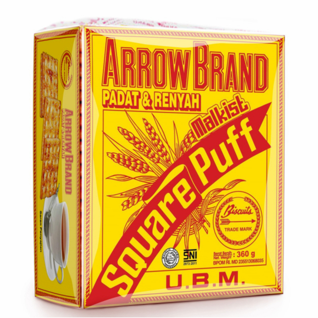 Jual UBM Biscuits Square Puff 350g Rasa Manis | Shopee Indonesia