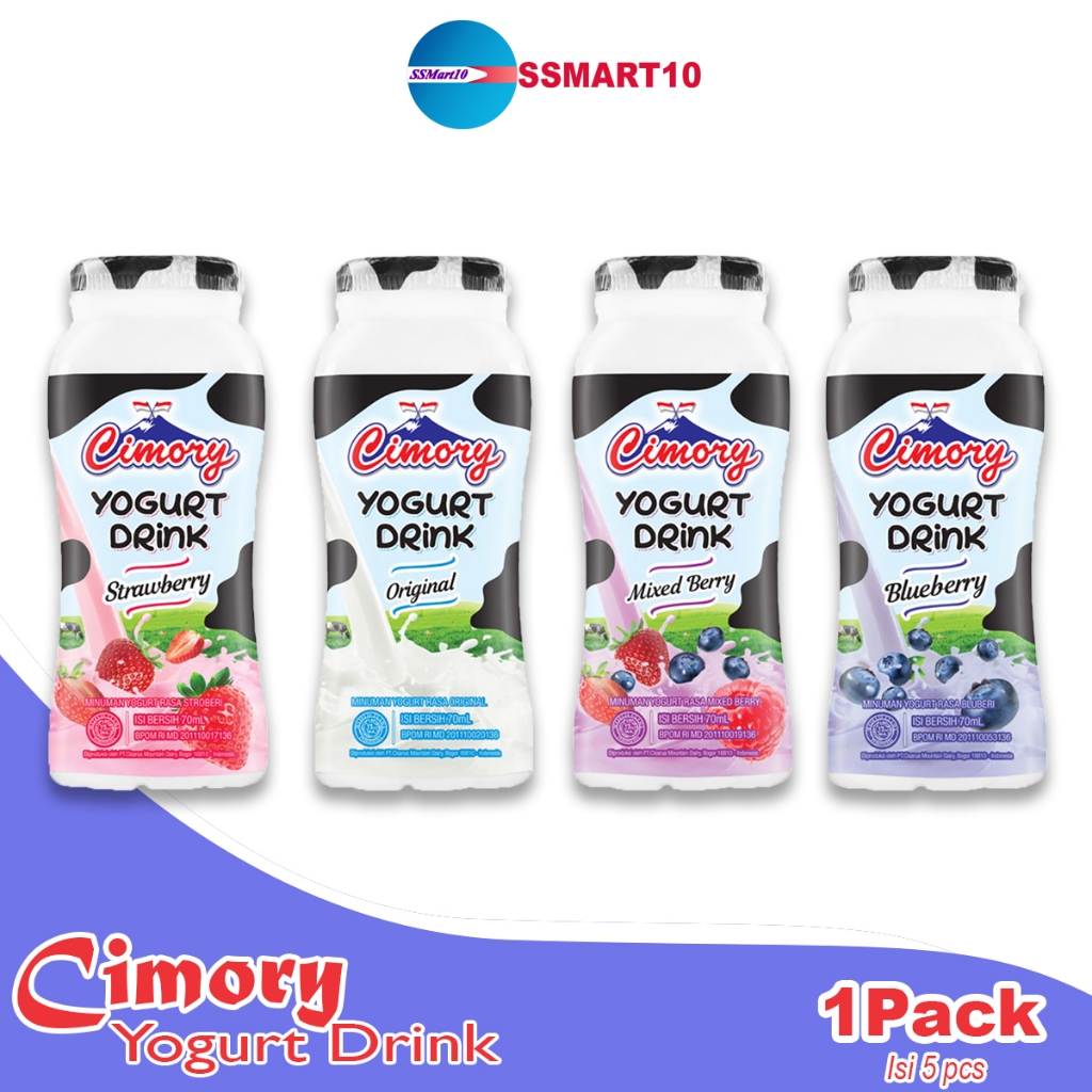 Jual Cimory yogurt drink mini 5x70ml (1 Pack) | Shopee Indonesia