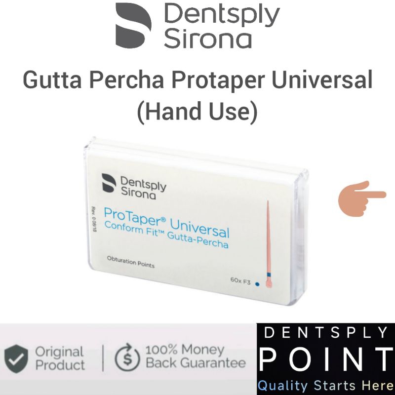 Jual ORIGINAL Dentsply Gutta Percha Protaper Universal Protaper Hand ...