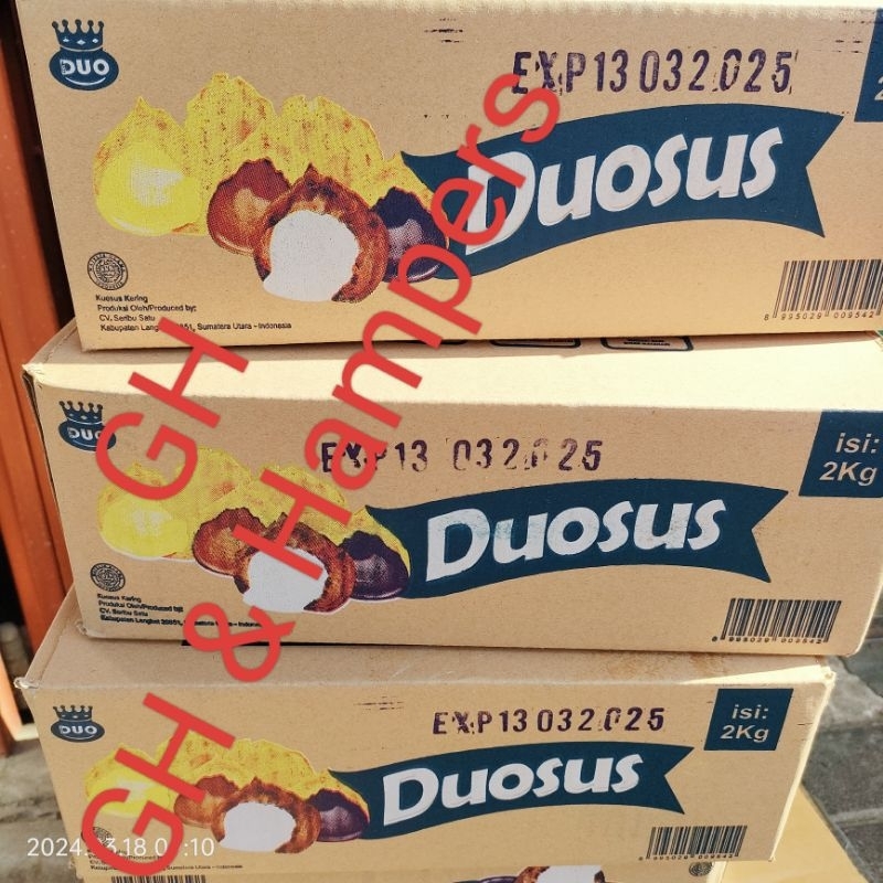 Jual DUOSUS ISI 2 KG SOES KERING ISI COKLAT / SNACKS CEMILAN DUO SUS ...