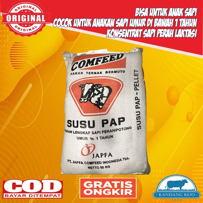 Jual Pakan Konsentrat Sapi Anakan Pedet Susu Pap 500 Gram Biar Cepet Gemuk | Shopee Indonesia