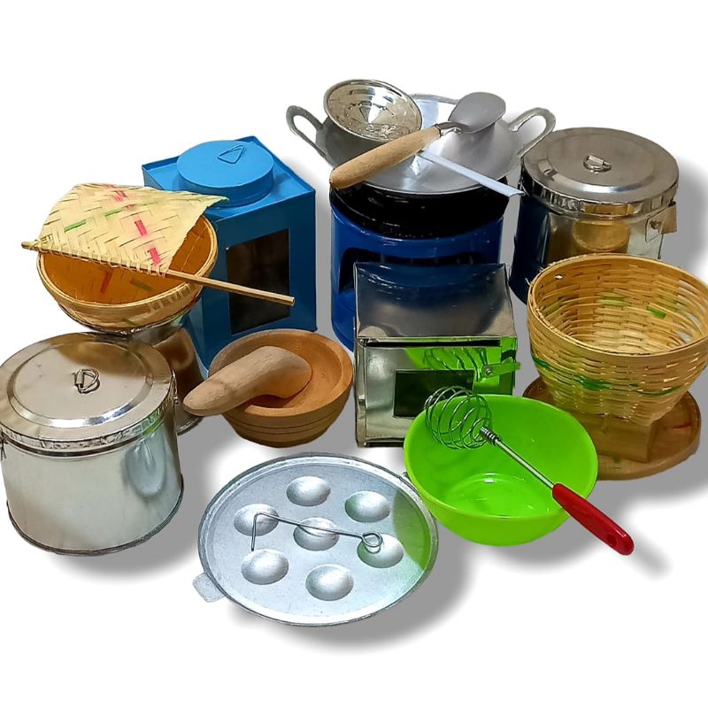 Jual Mainan Masak Masakan Mini Anak Paket Premium Kompor Bisa Nyala ...