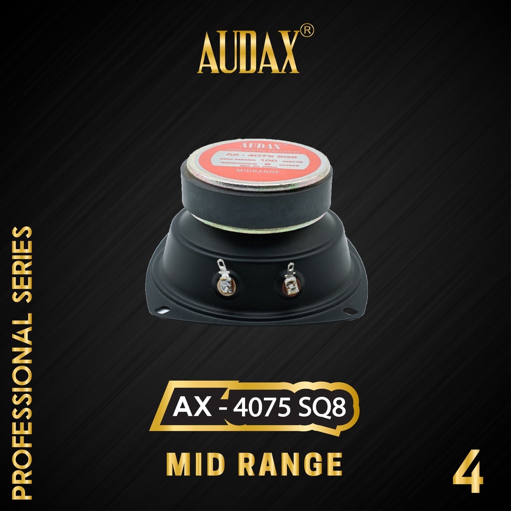 Jual Midrange Speaker 4 inch AX-4075 SQ8 / AX4075 SQ8 - Mid Range | Shopee Indonesia