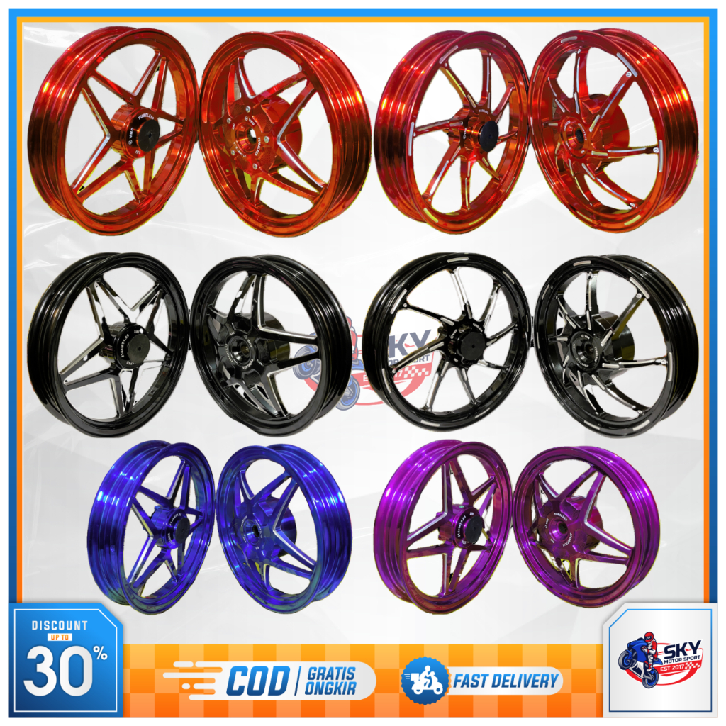 Jual Velg VND Bintang V-Speed Nmax Old New Aerox Original | Shopee Indonesia