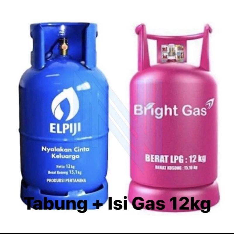Jual Tabung + Isi Gas Elpiji LPG / Bright Gas 12kg Murah | Shopee Indonesia