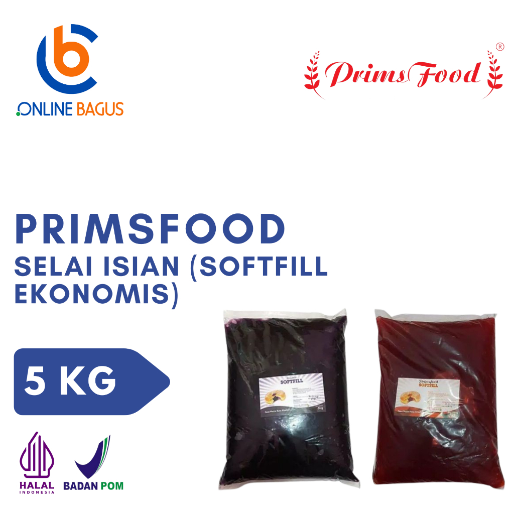 Jual Primsfood Softfill Ekonomis Selai Isian Rasa Strawberry dan ...