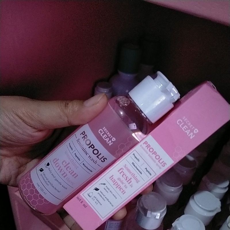 Jual Secret Clean Propolis Feminine Wash/Secret Clean Feminine wash ...