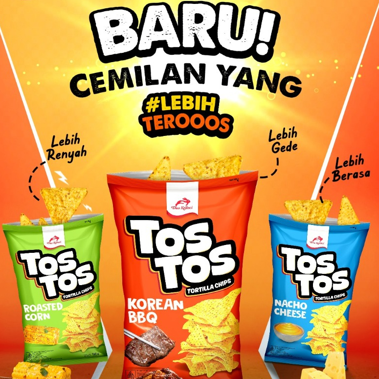 Jual TOS TOS TORTILLA CHIPS ALL VARIAN 145 GR | Shopee Indonesia
