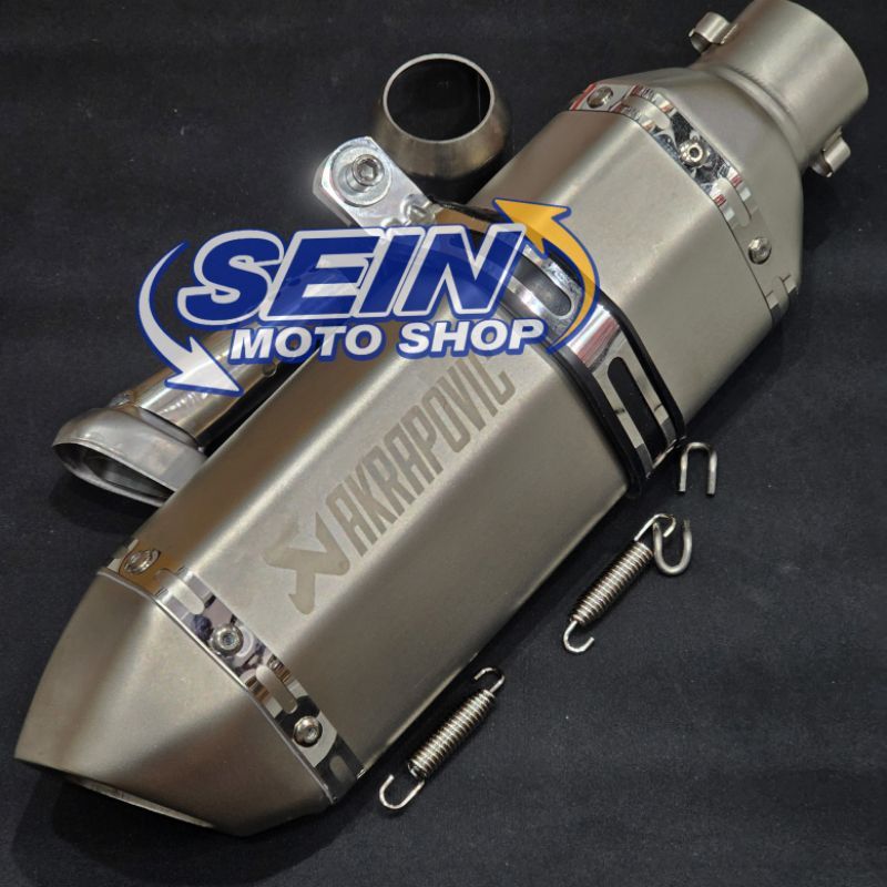 Jual Knalpot Akrapovic Hexagonal Import Black Series Titanium Series ...