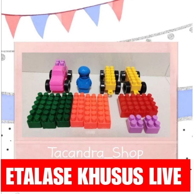 Jual KERANJANG LIVE - Mainan Block Balok Susun Edukasi TRUCK / Mainan ...