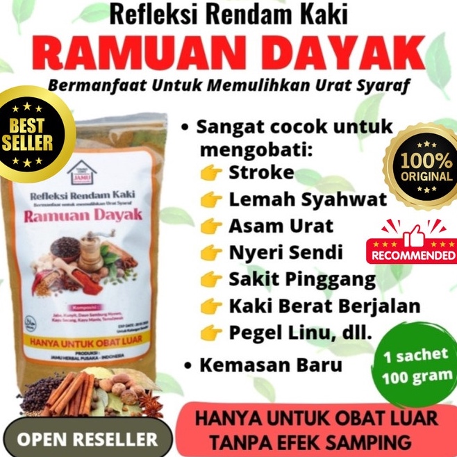 Jual ART U1R5 KANTAN Ramuan dayak refleksi rendam kaki 1 gr | Shopee ...