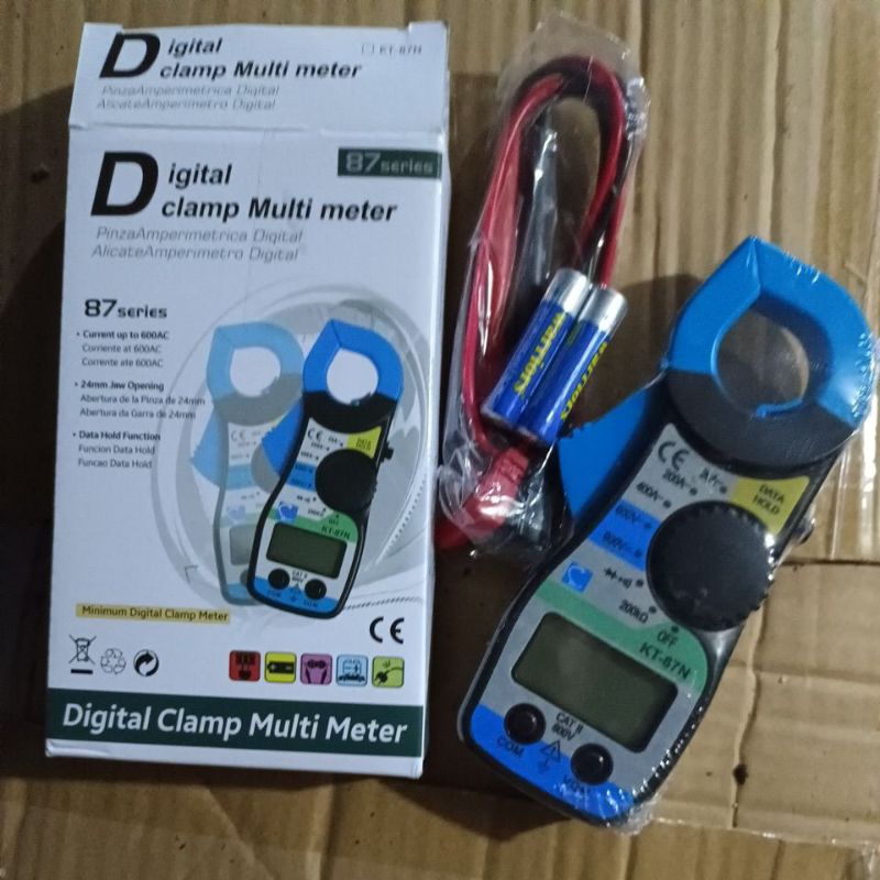 Jual TANG AMPERE DIGITAL KT-87N / CLAM METER | Shopee Indonesia