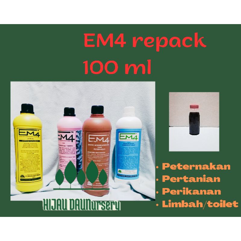 Jual EM4 Repack 100 ml | Shopee Indonesia