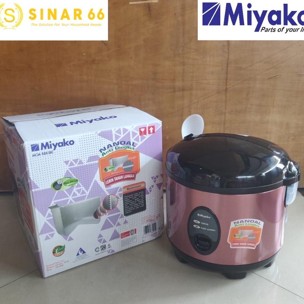 Jual HARGA SPESIAL MIYAKO RICE COOKER MAGIC COM 18L 18 L MCM58SBC MCM ...