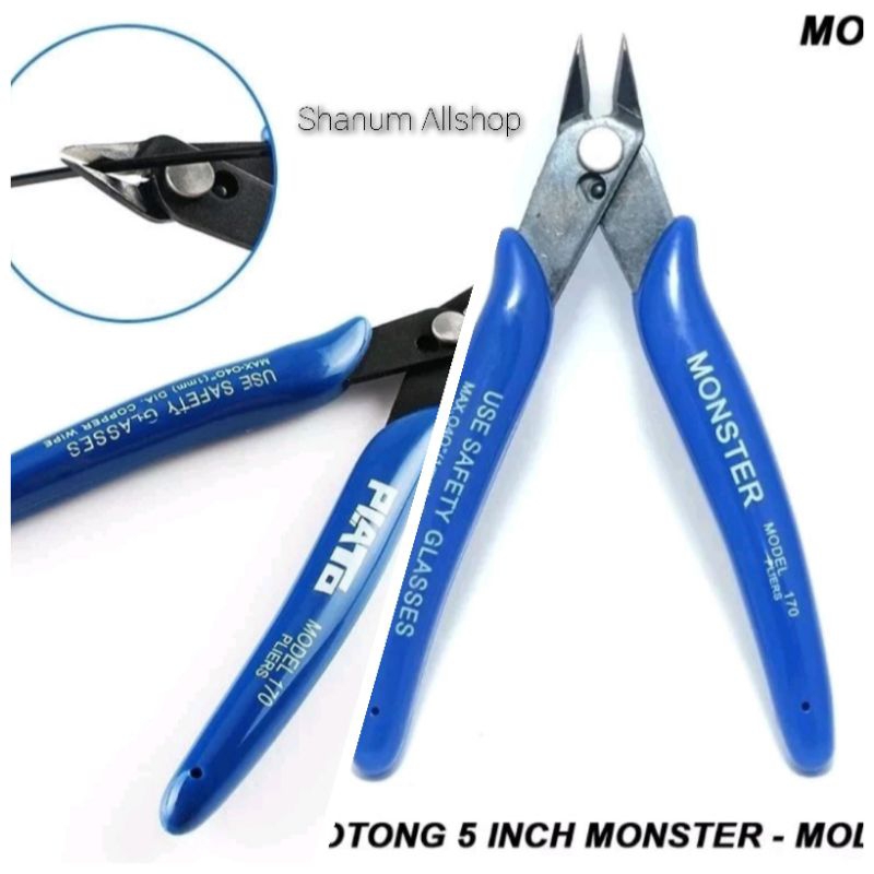 Jual TANG POTONG 5 INCH PLATO DAN MONSTER / TANG POTONG RUNNER TAMIYA ...