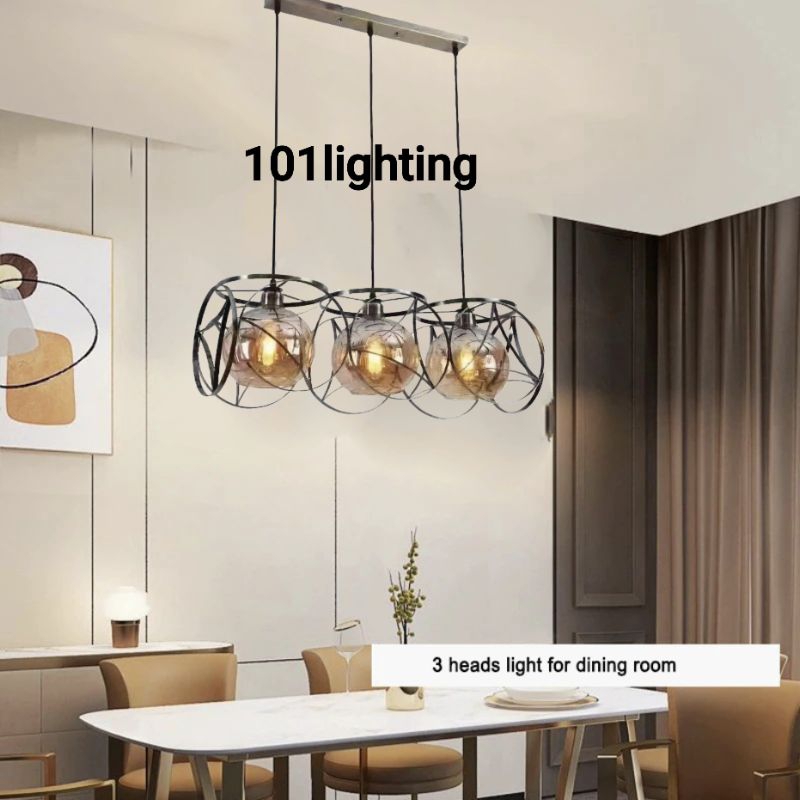 Jual lampu gantung meja makan minimalis modern 27775/3 | Shopee Indonesia