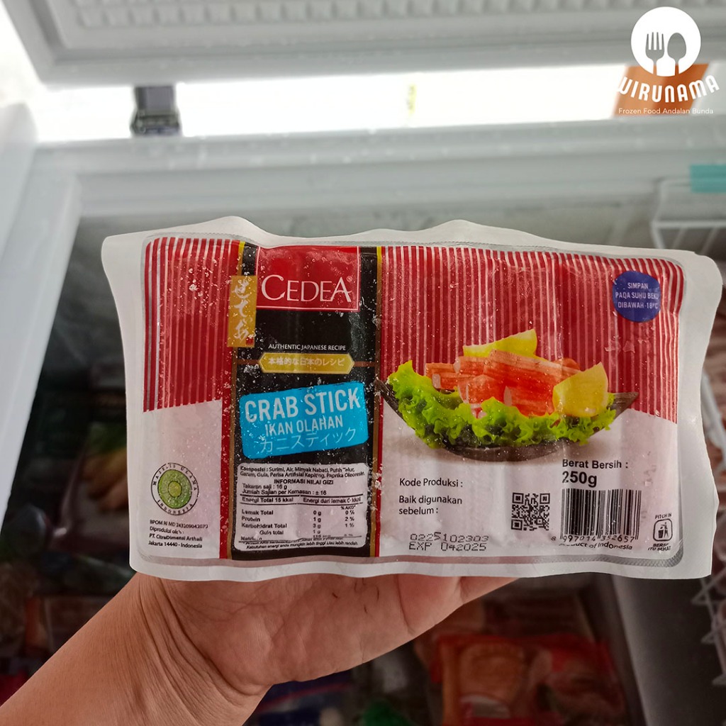 Jual Cedea Crab Stick Stik Ikan Olahan 250 gram Frozen Food Yogyakarta ...
