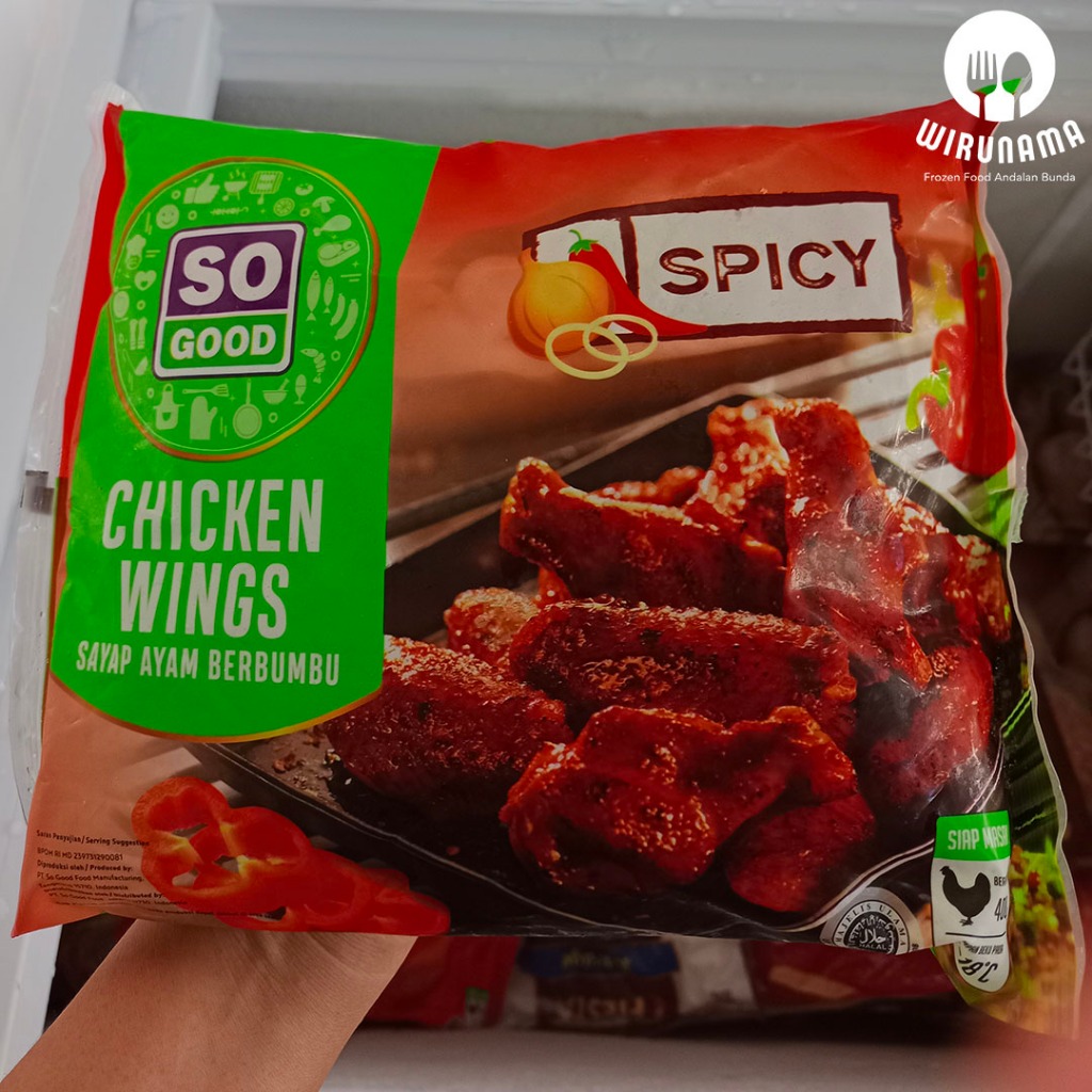 Jual So Good Spicy Chicken Wings 400 Gram Sayap Ayam Berbumbu Ayam ...