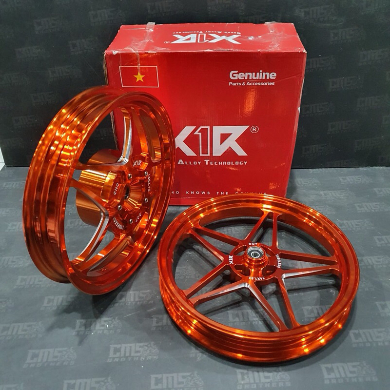 Jual Velg Velek X1R Model Bintang Aluminium CNC Honda Vario Scoopy beat ...