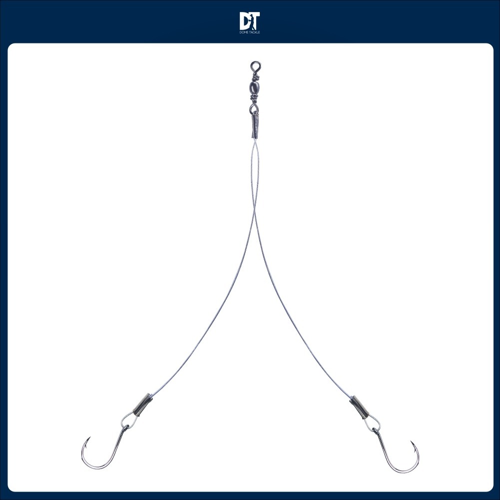 Jual RANGKAIAN KAIL PANCING IKAN BAWAL SINGLE DOUBLE HOOK RANGKAIAN ...