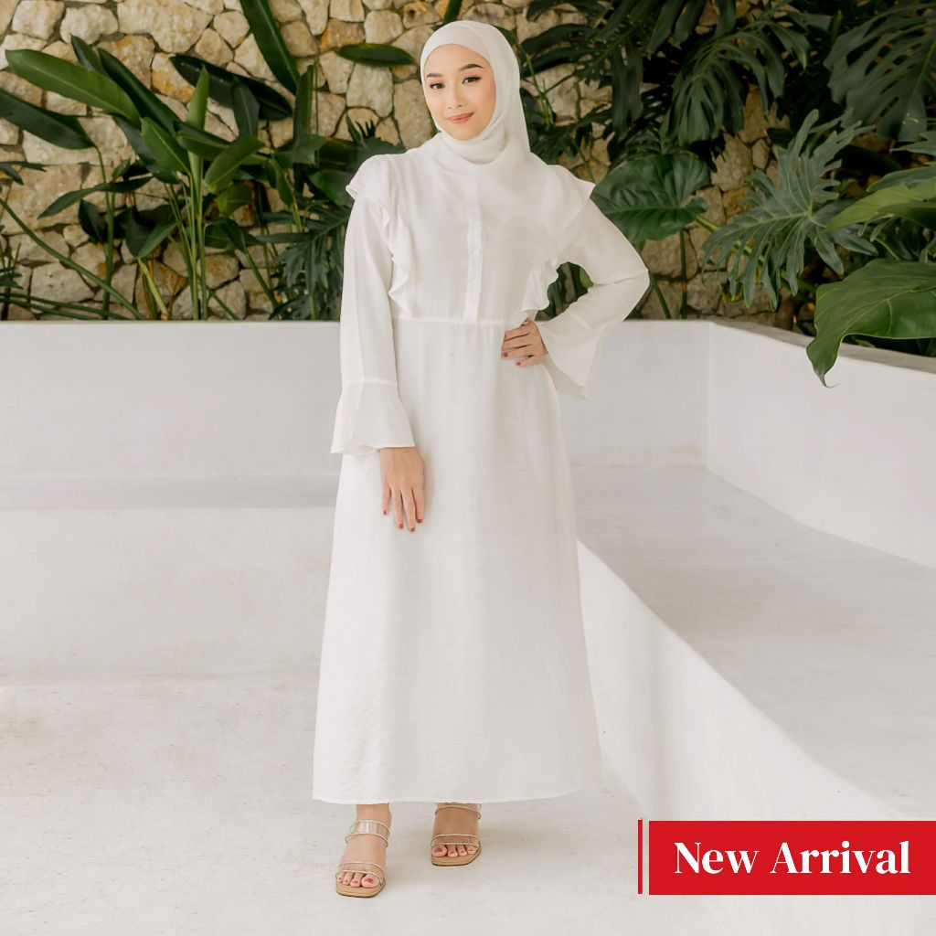 Jual Cressida Gamis Ladies White - LLGAL.QB848S | Shopee Indonesia