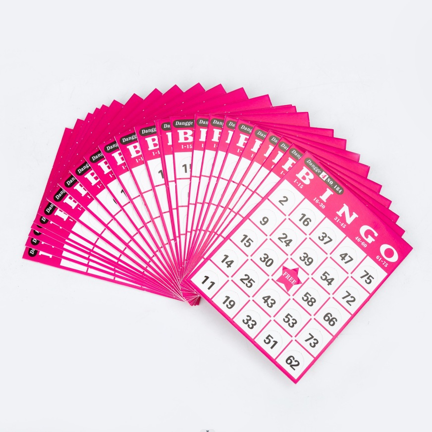 Jual 9 Warna Kartu Bingo Ukuran Besar 60 Buah/Kotak Bingo Card Kartu ...