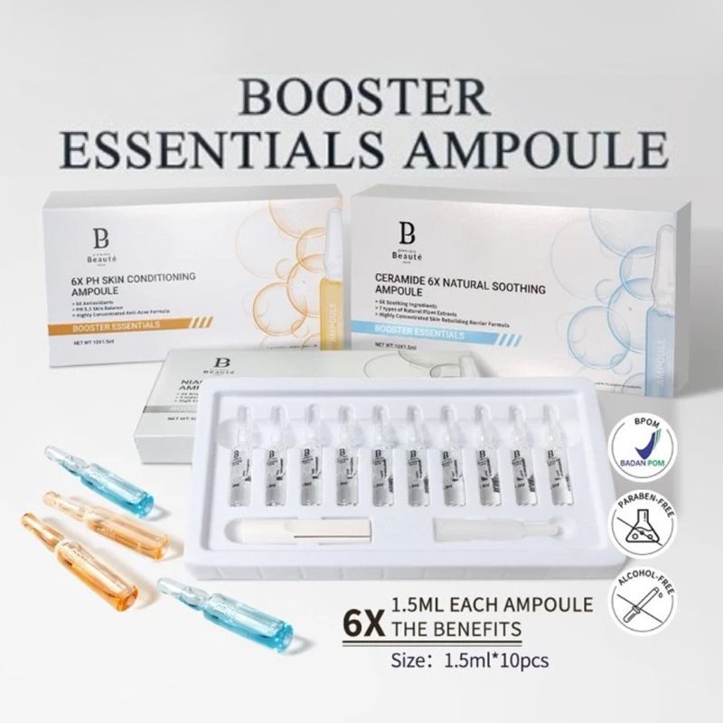 Jual 𝗔𝗞 𝗫 𝗣𝗥𝗘𝗠𝗜𝗘𝗥𝗘 𝗕𝗘𝗔𝗨𝗧𝗘 Ampoule 4x brightening Niacinamide VC Booster ...