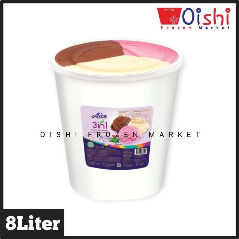 Jual Aice Es Krim Ember Tiga Rasa (Ice Cream Bucket) | Shopee Indonesia
