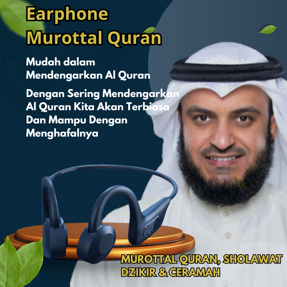 Jual Headphone Earphone Murottal Al Quran 30 Juz mirip Ezm Al Akram ...