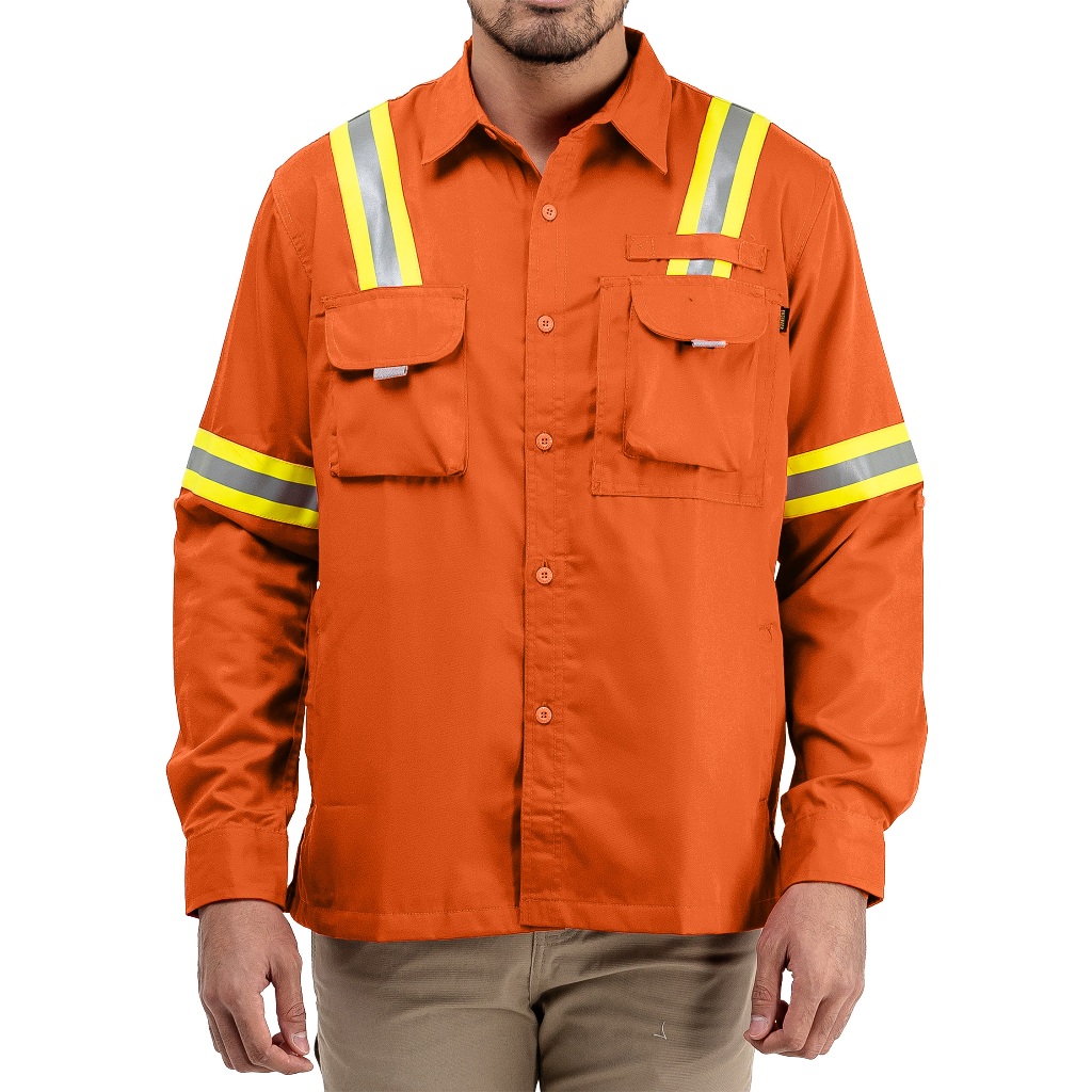 Jual Engineer Workwear -Logging Wearpack Orange, Kemeja Panjang ...