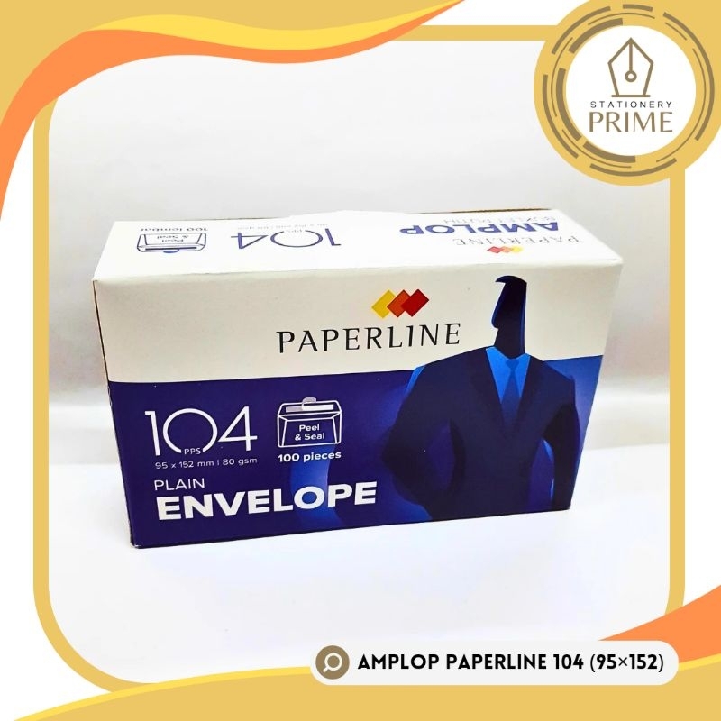 Jual Amplop Paperline 104 PPS Putih Polos (1 Pack isi 100 pcs) | Shopee Indonesia
