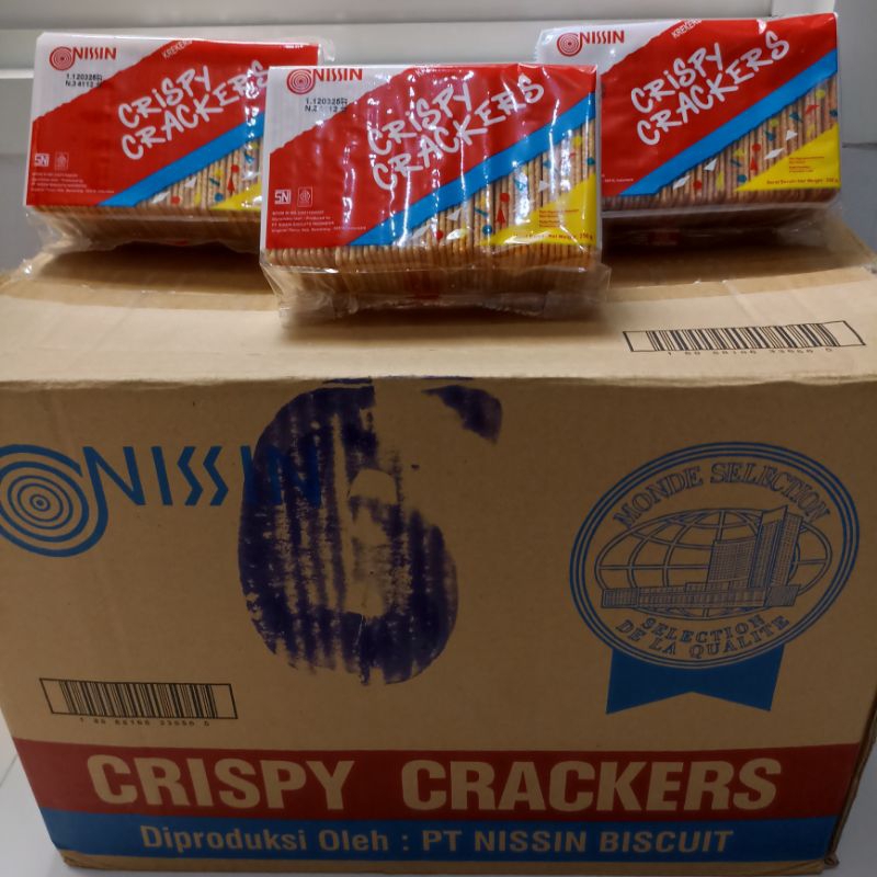 Jual Nissin Crispy Cracker / Nissin Biskuit Original / Crispy Biscuit ...