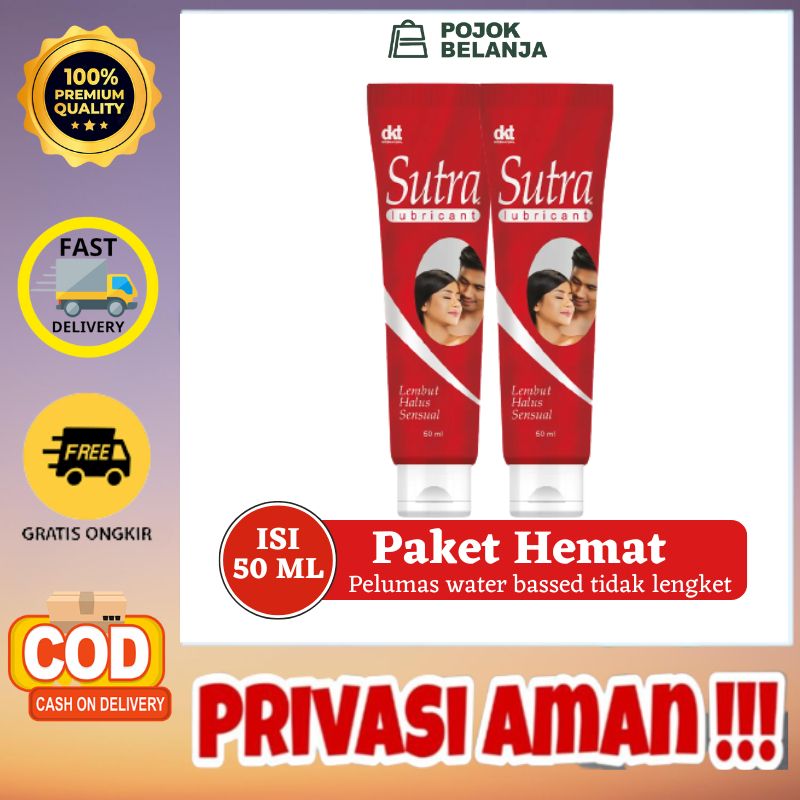Jual BELI 1 GRATIS 1 Sutra Lubricant 50mL Pelumas sutra Sutra Gel ...