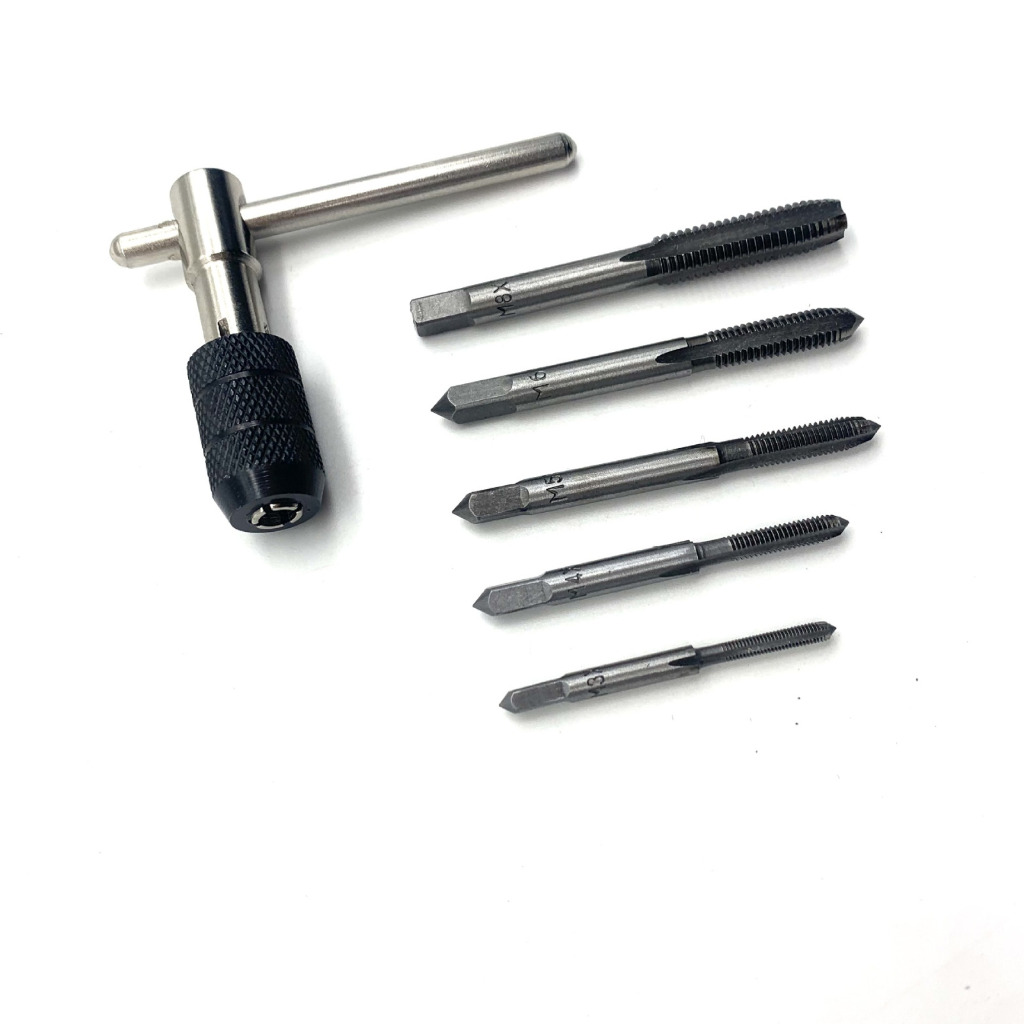 Jual Tap Set Alat Metrik Alat Pembuat Drat Metric Hand Tap Set 6 PCS ...