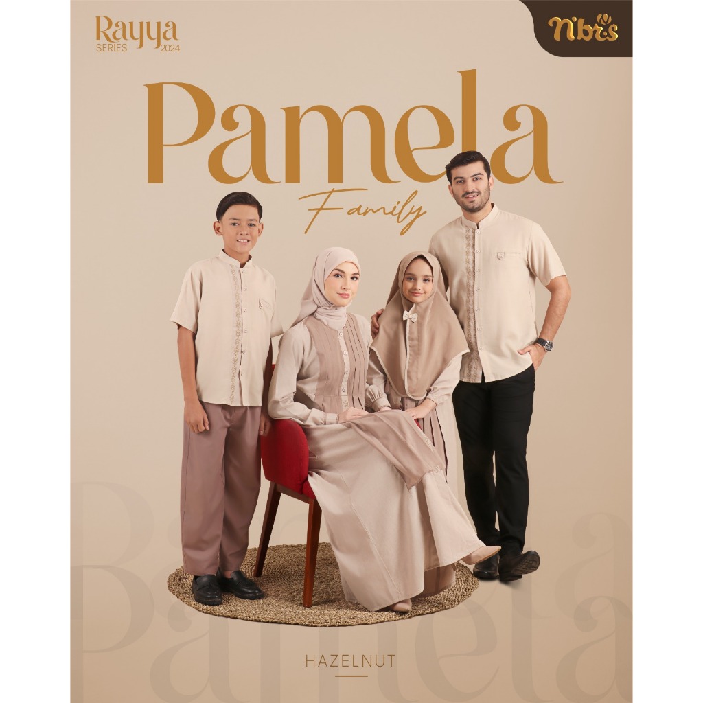 Jual RAYYA SERIES NIBRAS 2024 PAMELA HAZELNUT // SARIMBIT NIBRAS PAMELA ...