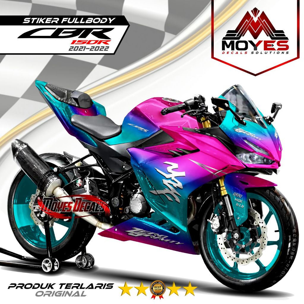 Jual Stiker Honda Cbr 150r New K45r 2021-2024 Livery Gas Gas / Striping Motor CBR150r New ...